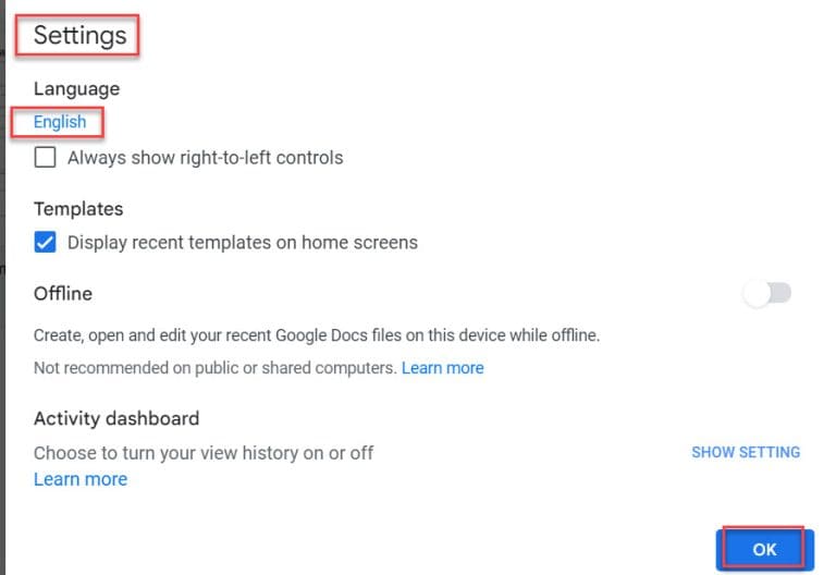 How to Change Google Drive language? - TechnologyDOTs.com